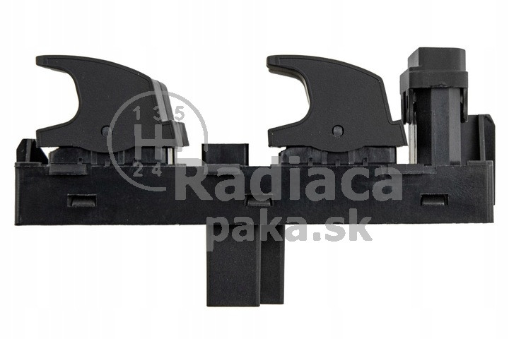 Ovládanie vypínač sťahovania okien Škoda Octavia III 5E0959857